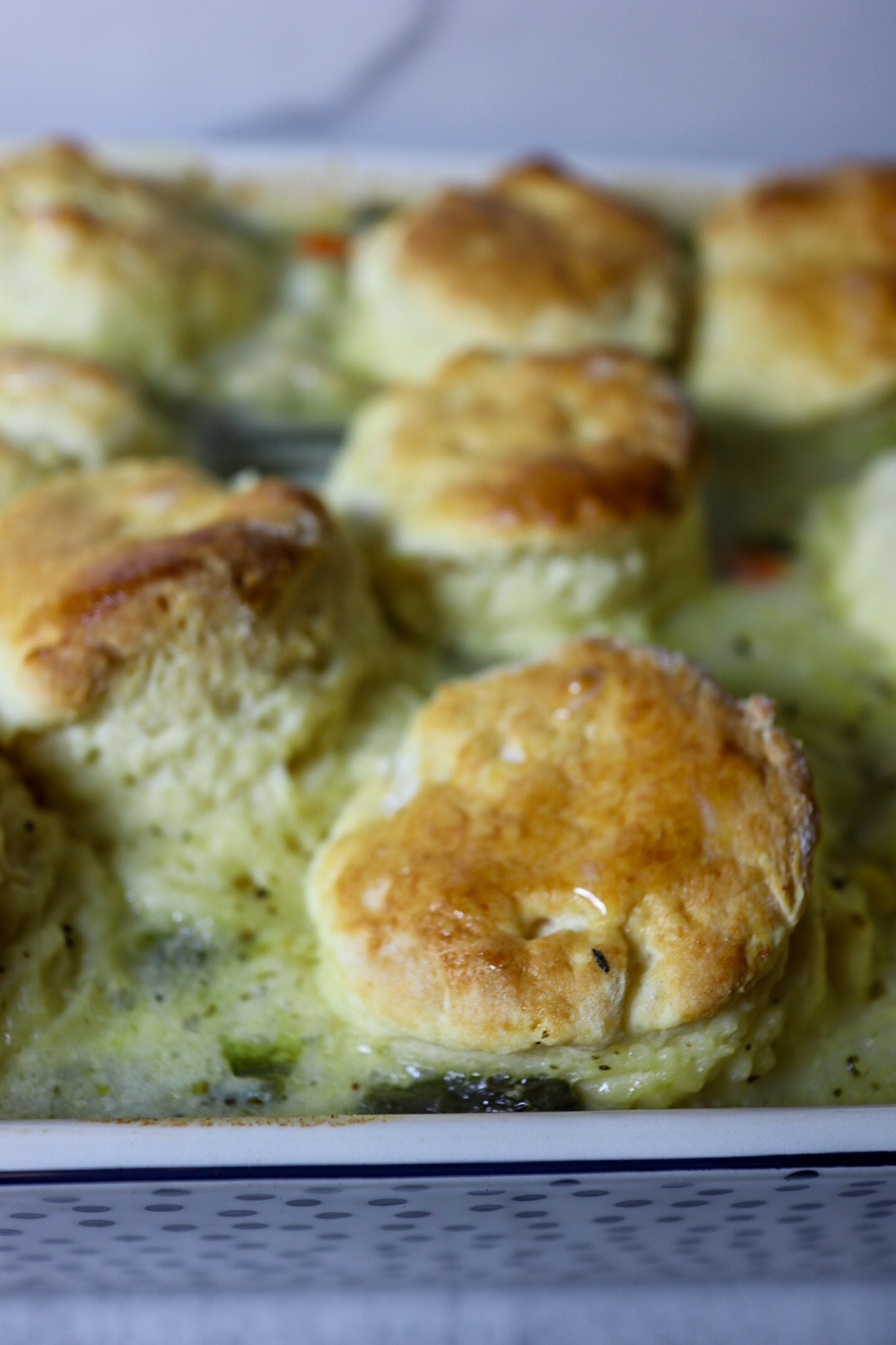 Gluten-Free Chicken Pot Pie With Biscuits - Food And Mood Creations