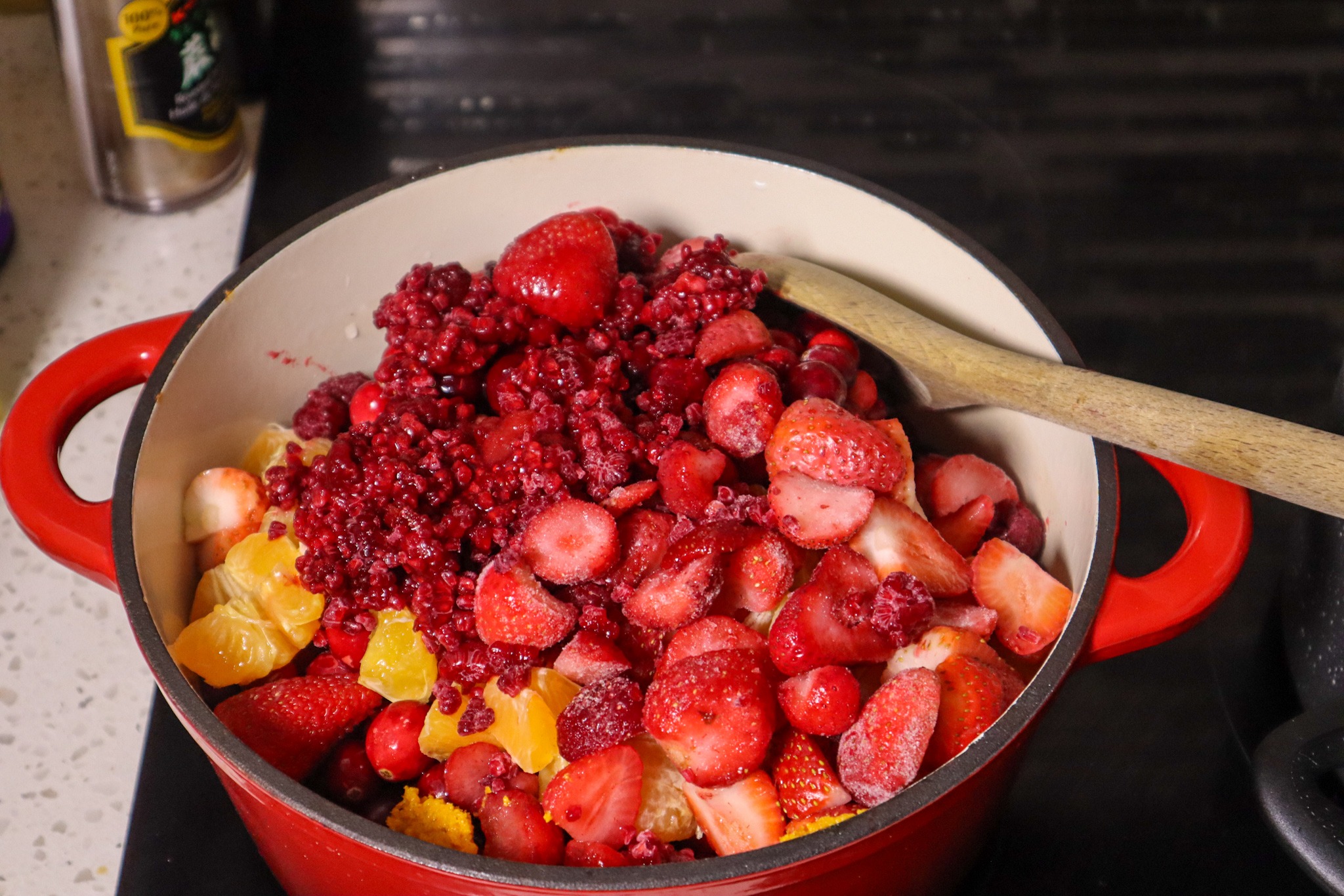 Strawberry Cranberry Jam (Canning Recipe) - Food And Mood Creations